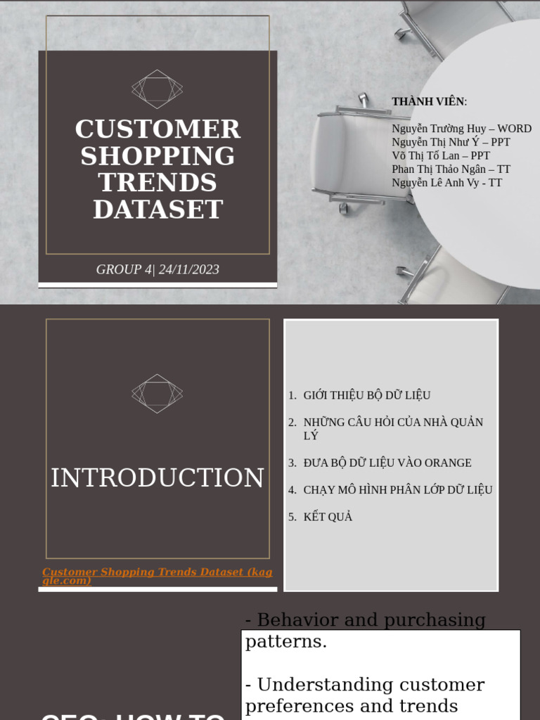 Customer Shopping Trends Dataset | PDF