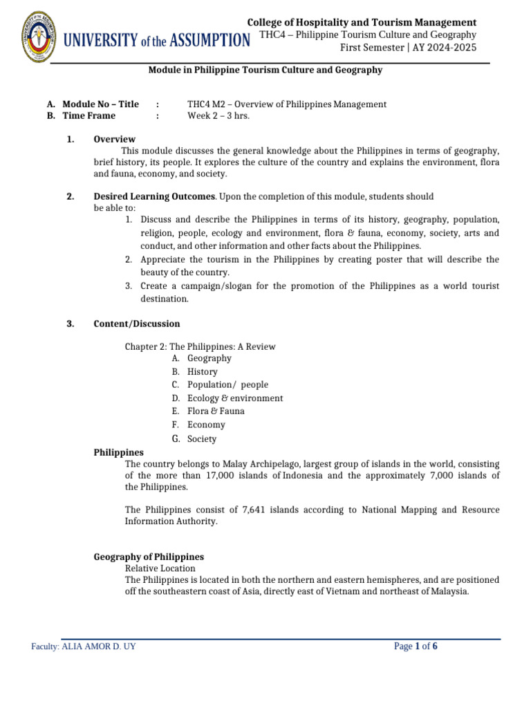Module 2 - Overview Phil | PDF