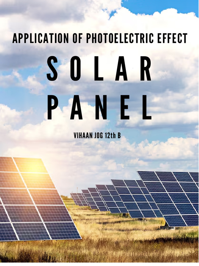 Application of Photoelectric Effect | PDF