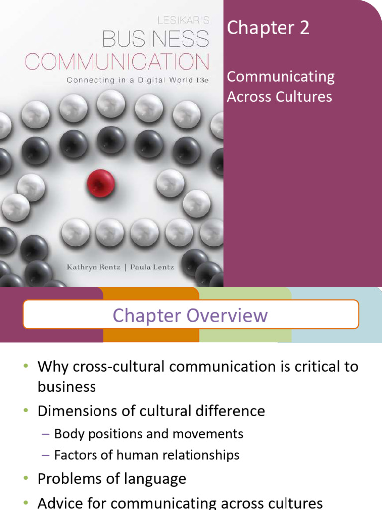 Chap 2 Communicating Across Culture | PDF