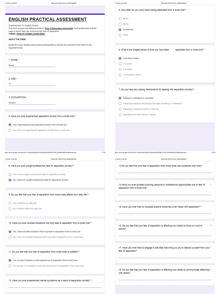 English Project1 | PDF