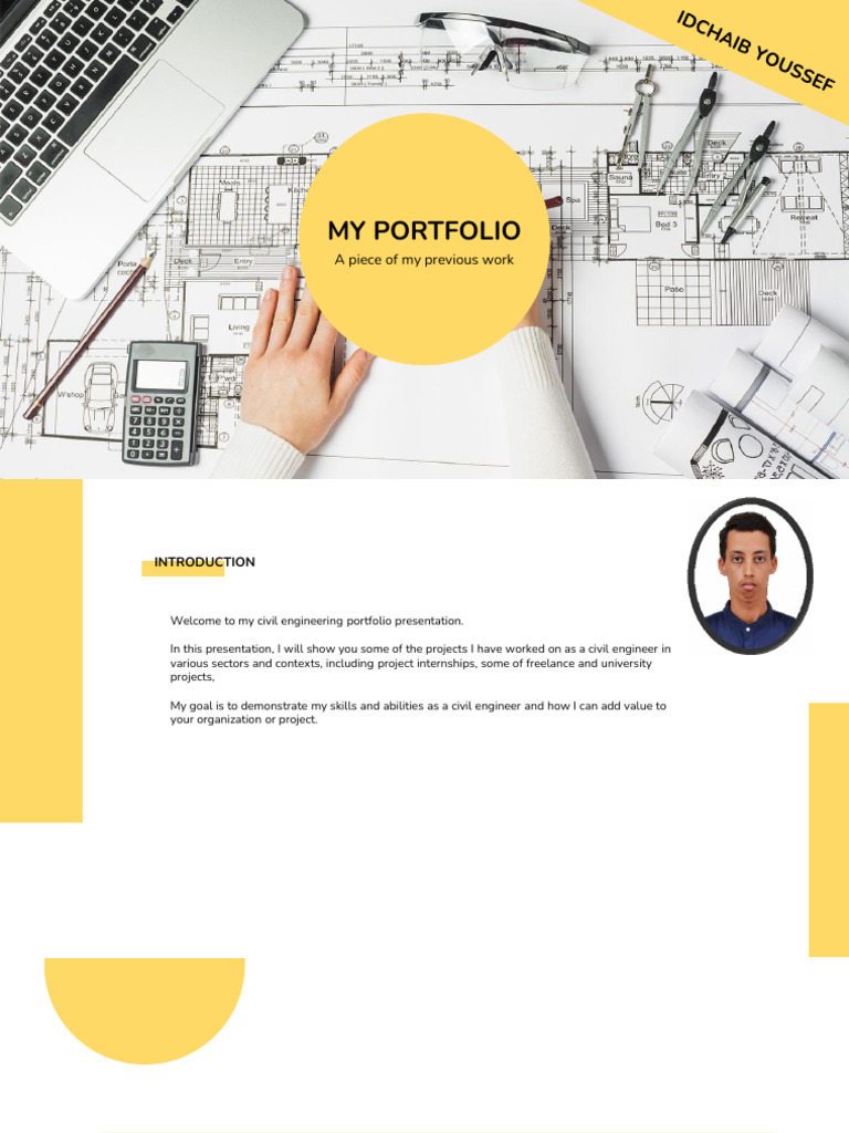 Civil Engineering Portfolio Overview | PDF | Drainage Basin | Auto Cad