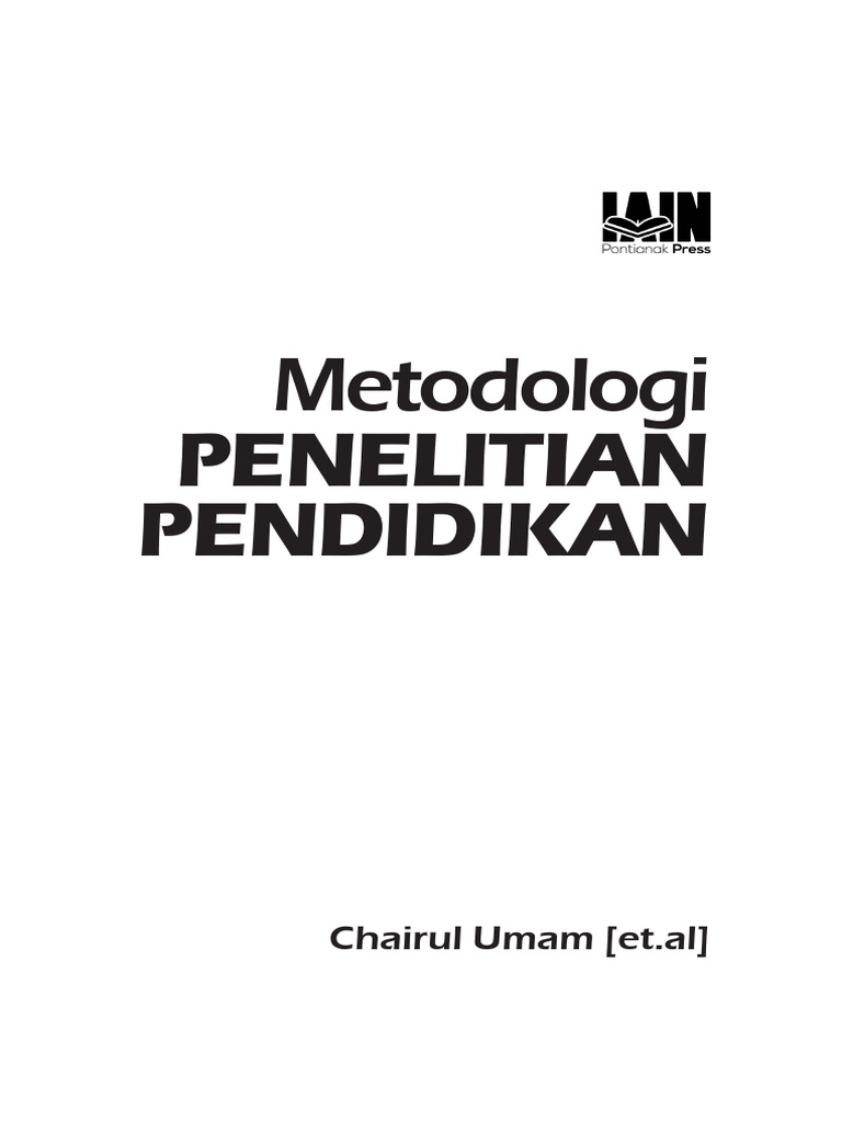 Metodologi Penelitian Pendidikan Uk 16 X 24 Cm Pdf