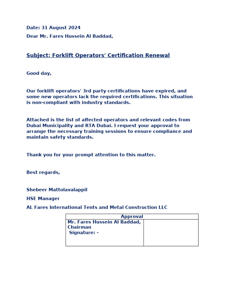 Equipment Operator 3rd Party Request | PDF