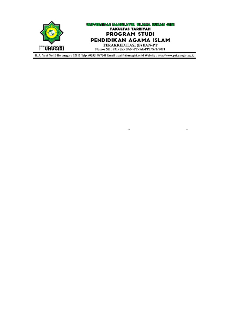 UAS PEMBELAJARAN PAI BERBASIS IT SEM. 5 2023 | PDF