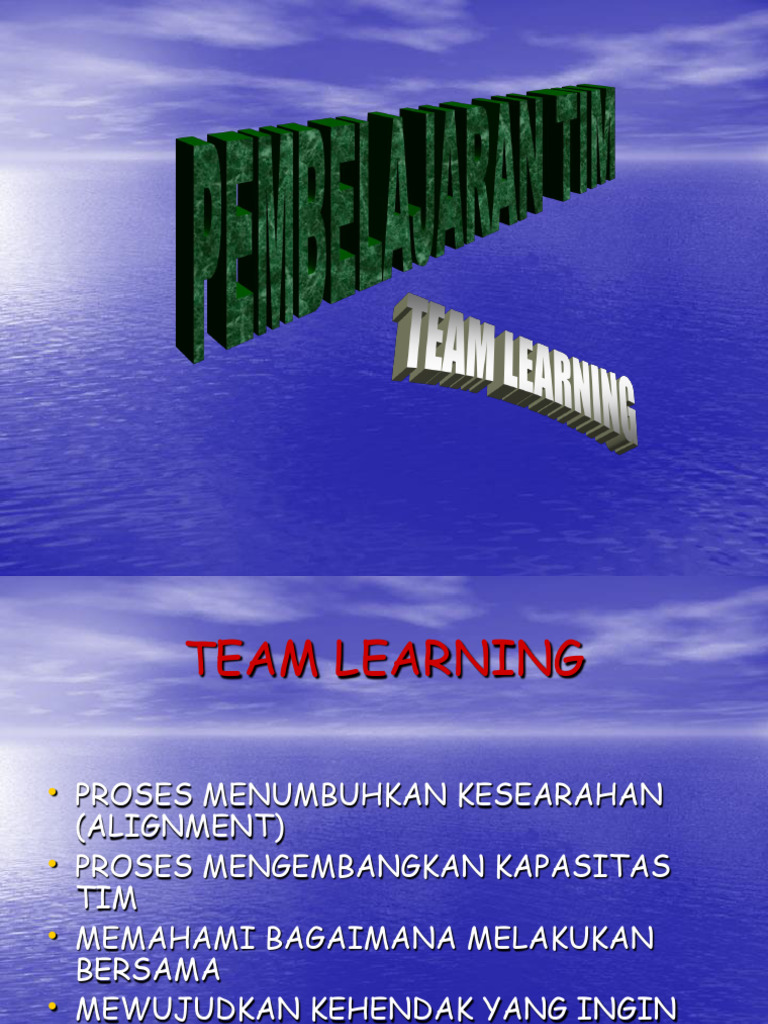 5. TEAM LEARNING | PDF