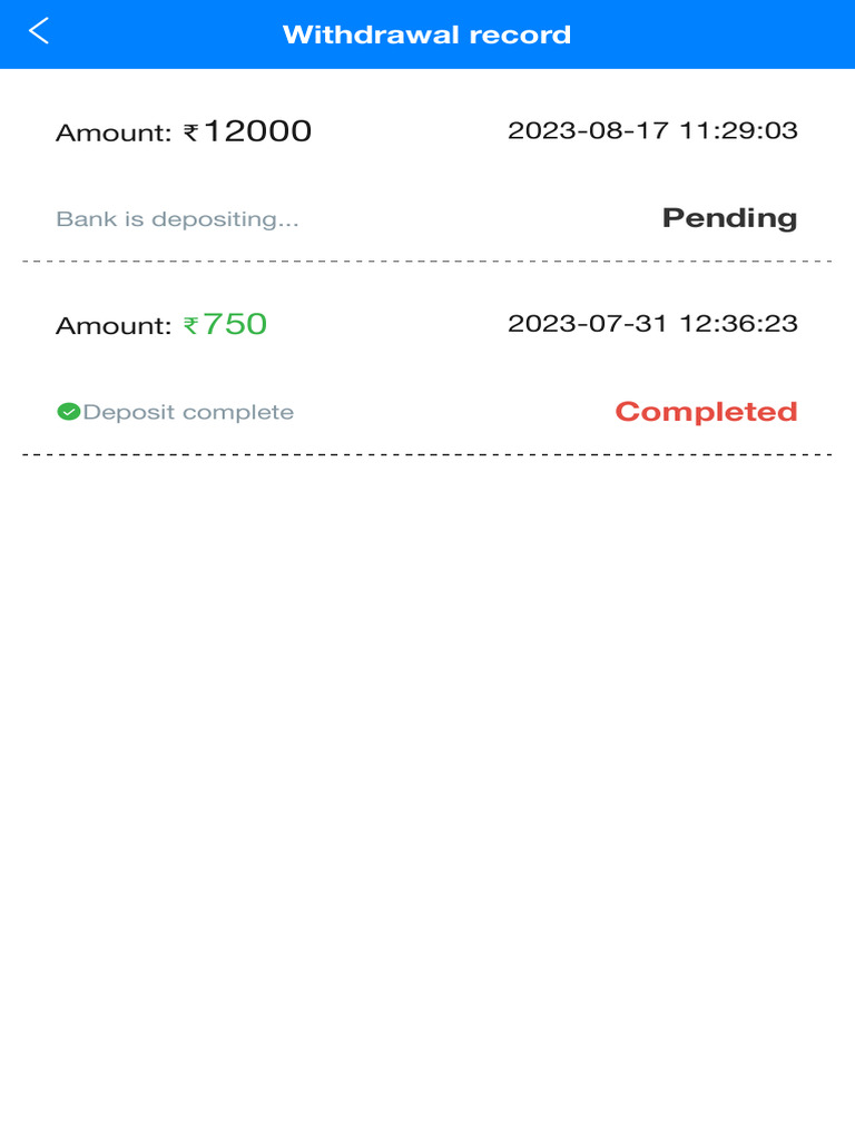 Withdrawal Record | PDF