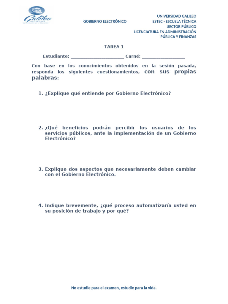 Tarea 1 Gob-Elec | PDF | Technology & Engineering