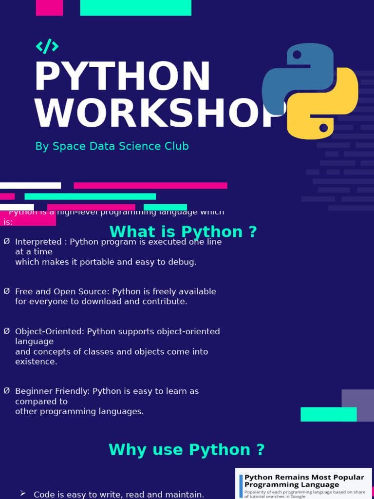 Share Python Workshop | PDF
