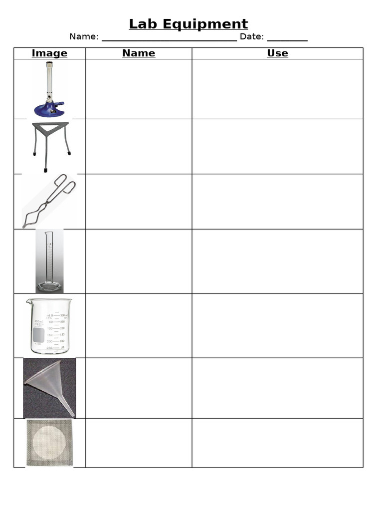 Lab Equipment | PDF