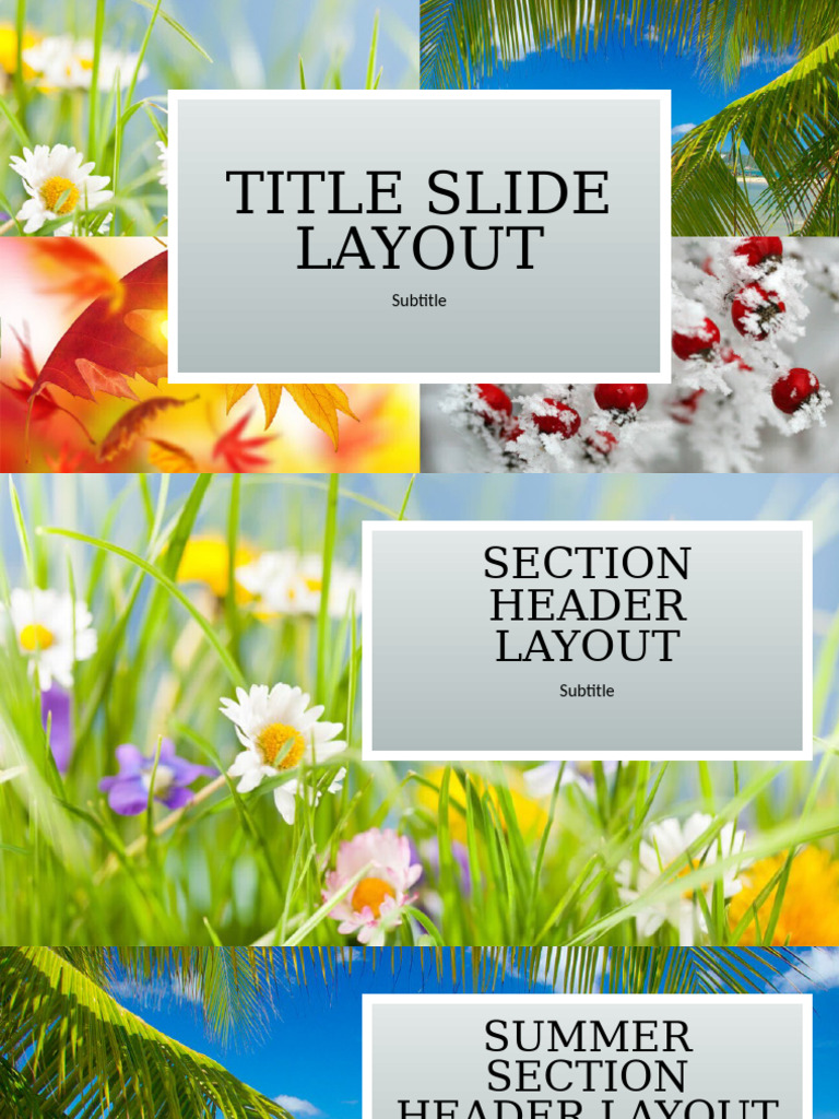 Title Slide Layout | PDF