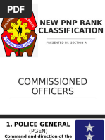 PNP Rank Classification | PDF
