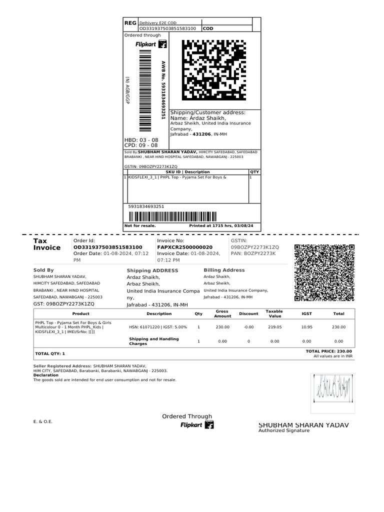 Flipkart Labels 03 Aug 2024-05-15 | PDF