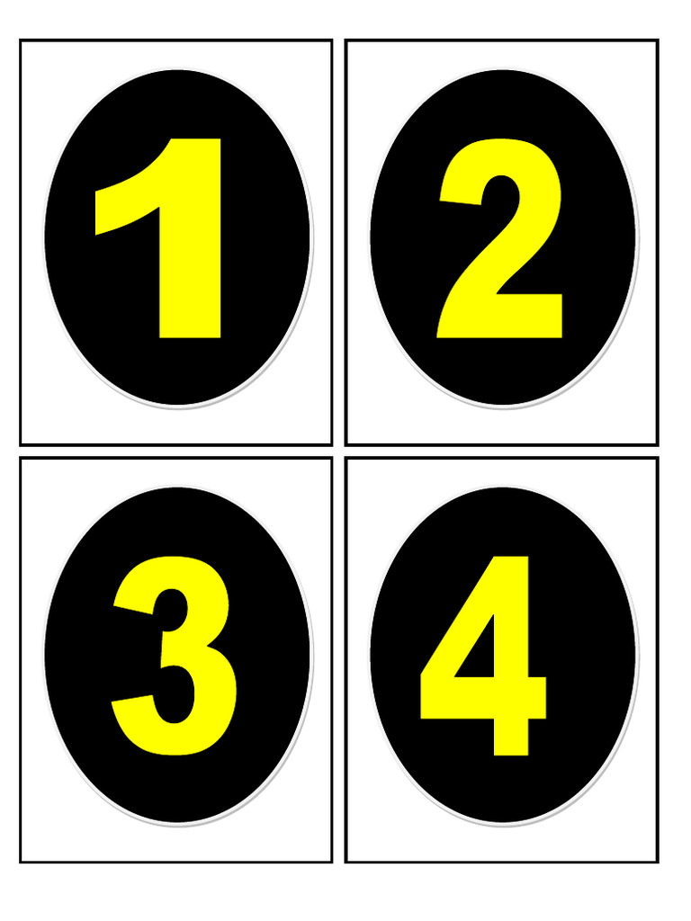 1-9 Numbers | PDF