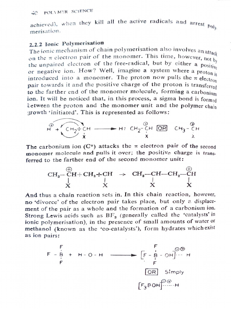 Ironic and Coordination Polymerization | PDF