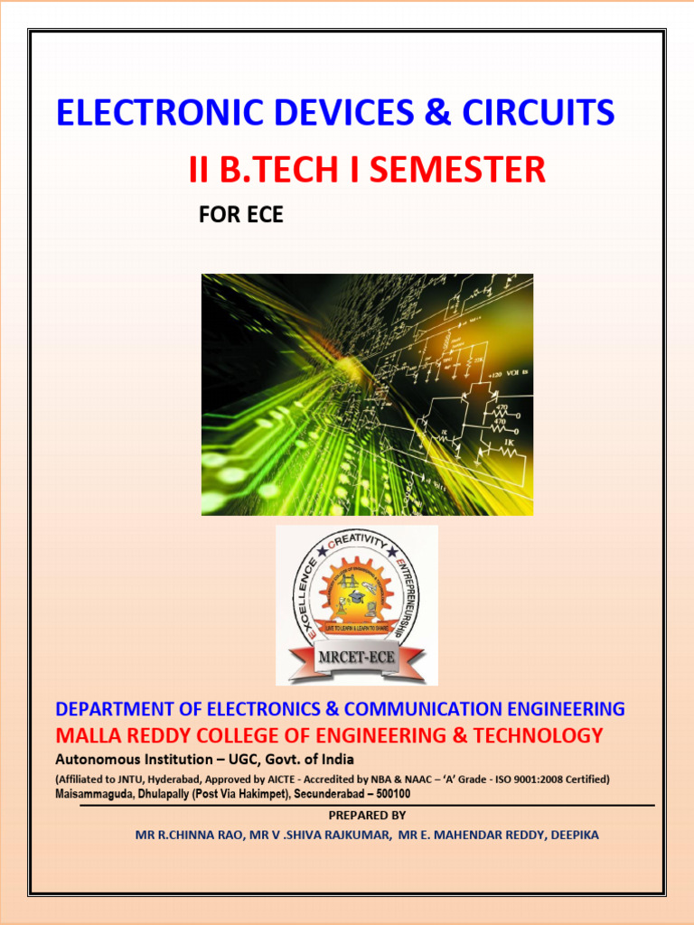 Electronic Devices & Circuits | PDF