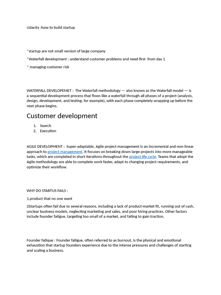 How to Build Startup | PDF