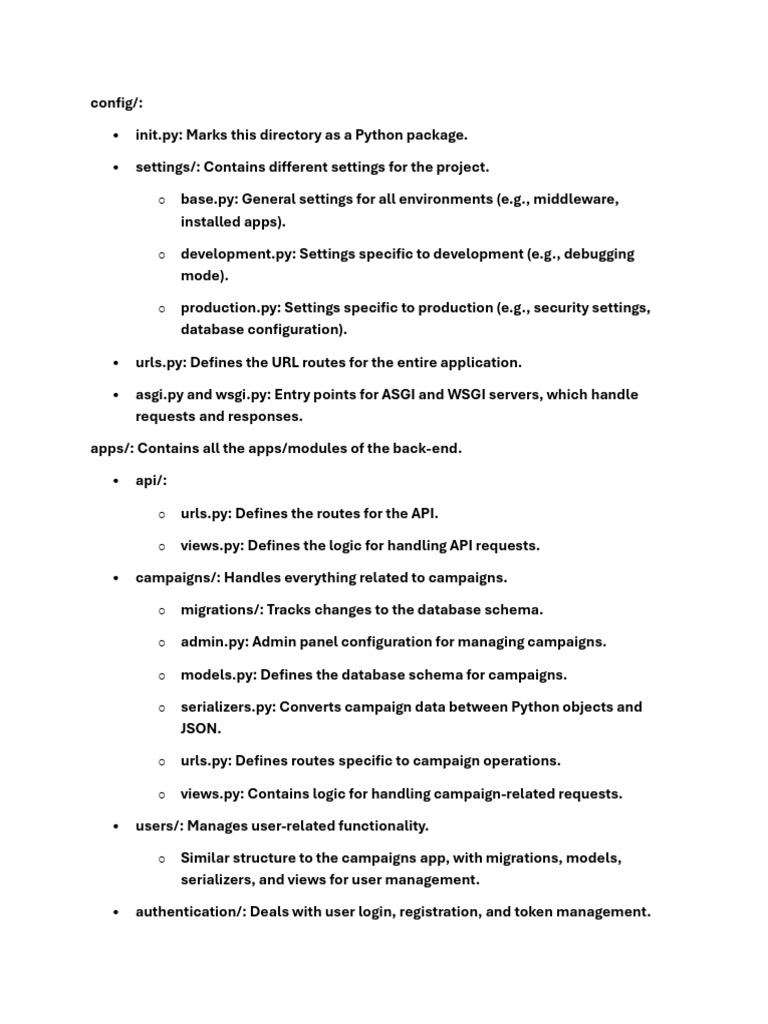 Back-end structure details | PDF