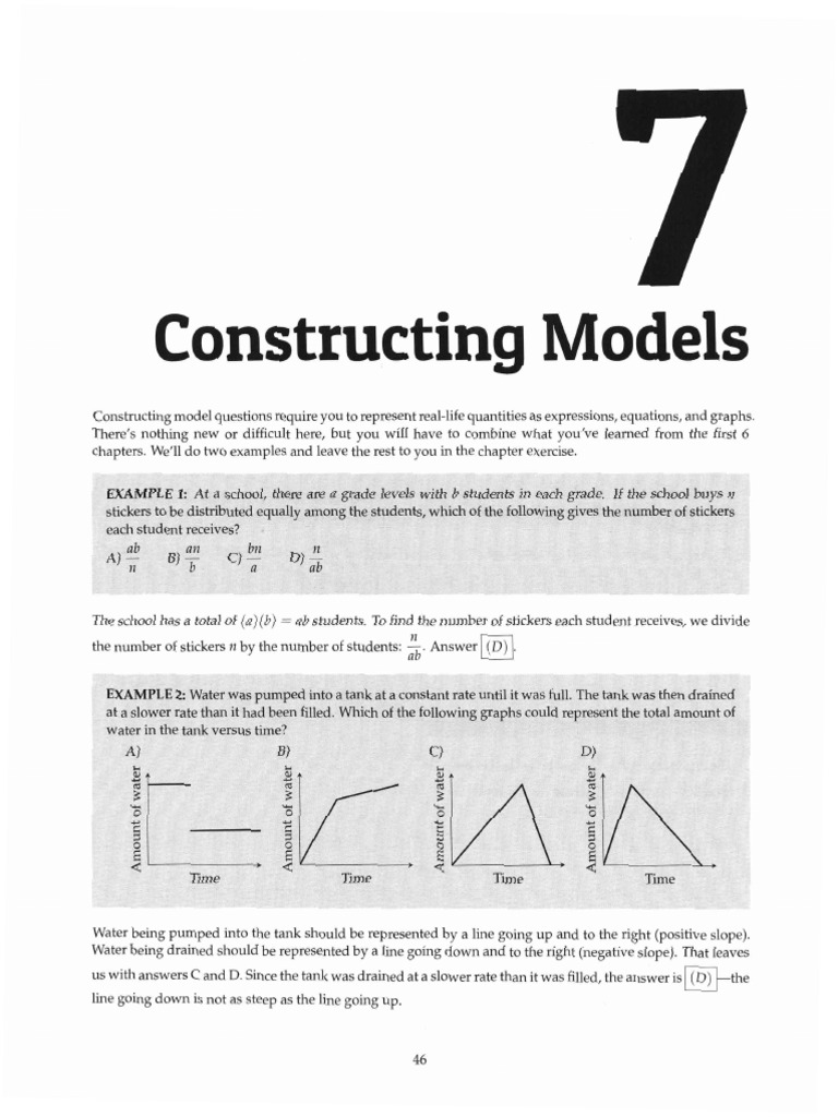 CP SAT Math - Chapter 7 - Constructing Models | PDF