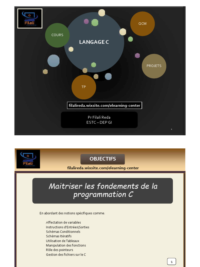 LANGAGE C-Part1 | PDF LANGAGE C-Part1 | PDF