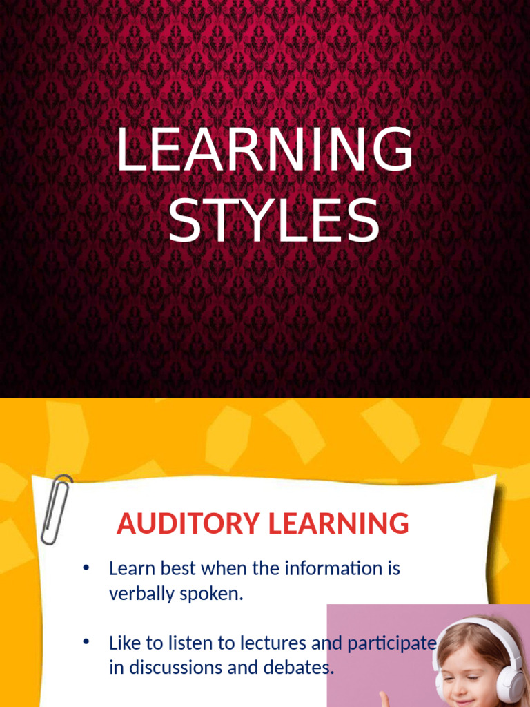 Learning Styles | PDF