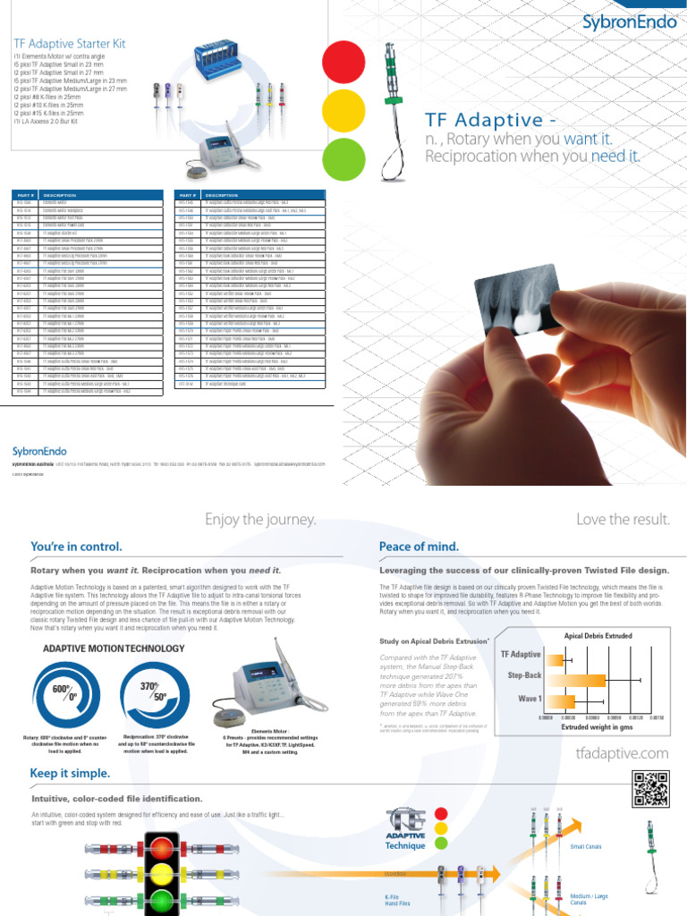 SybronEndo TF Adaptive Brochure | PDF
