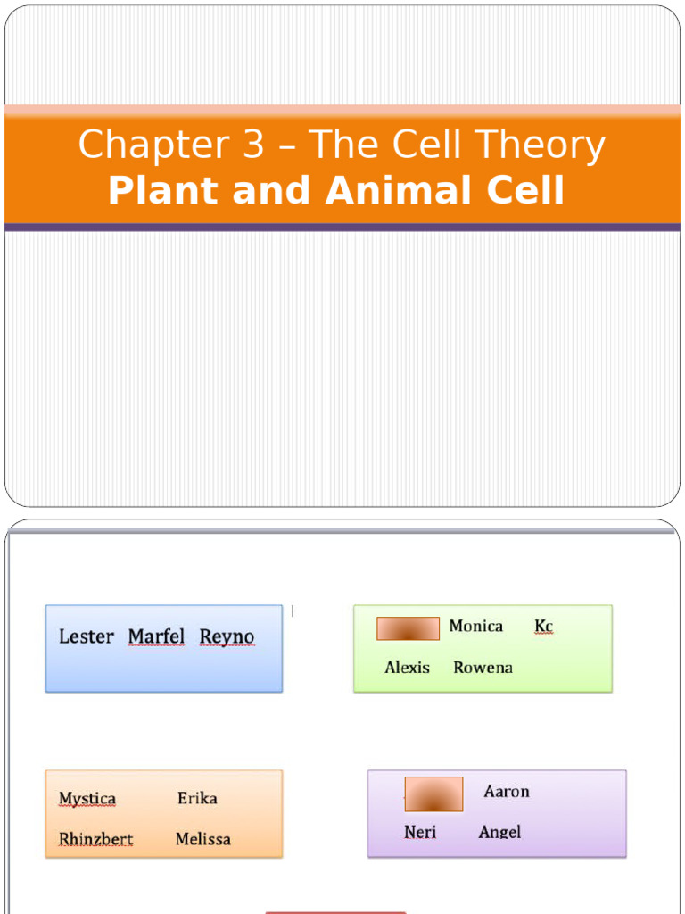 Chapter 2 The Cell Byg | PDF