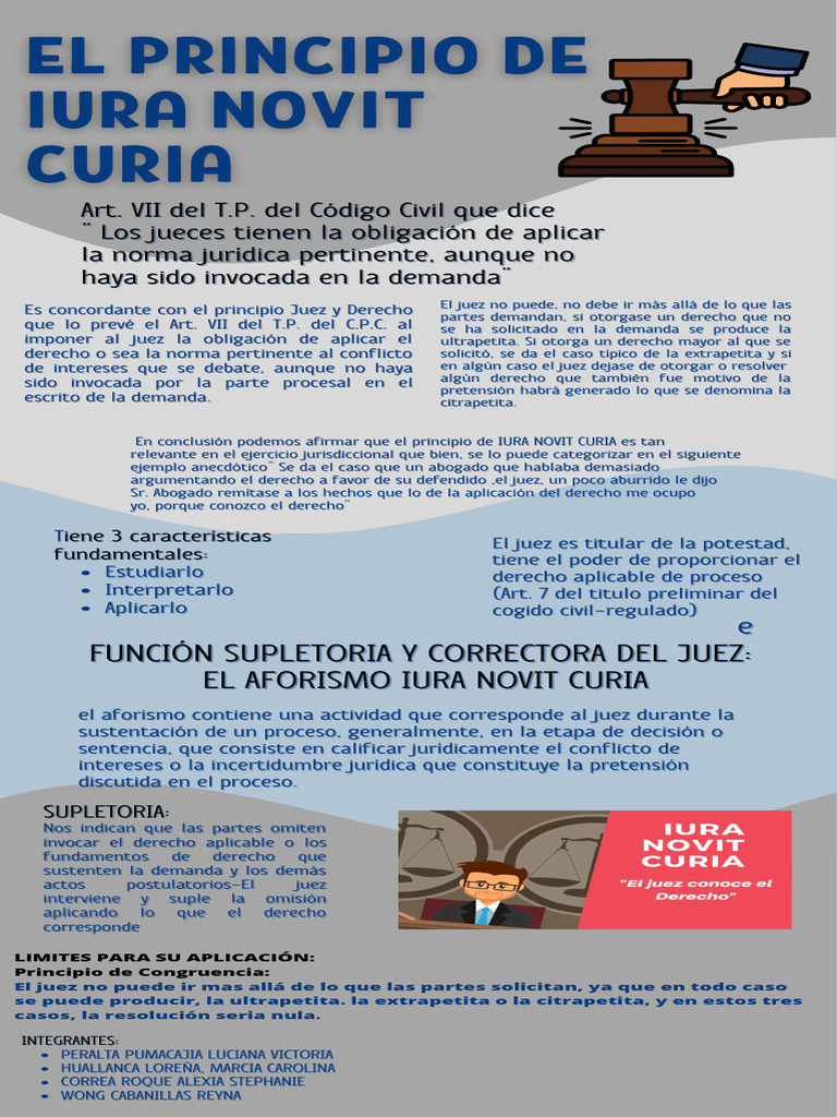 EL PRINCIPIO DE IURA NOVIT CURIA-info | PDF