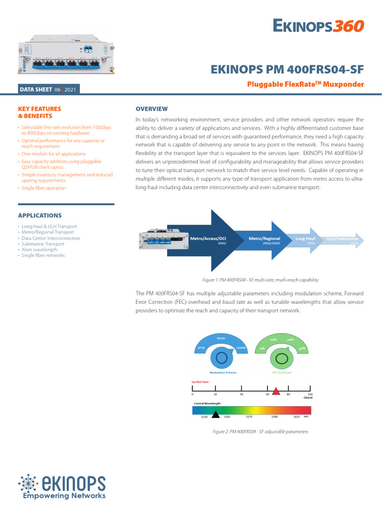 02ds PM - 400frs04 SF Ekinops | PDF