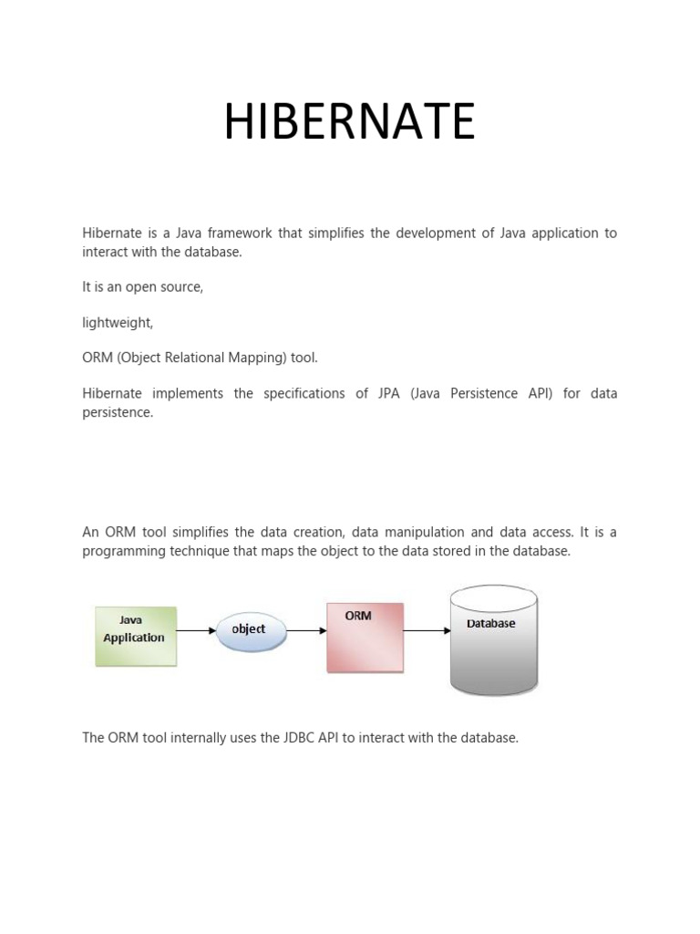 HIBERNATE Interview Question | PDF