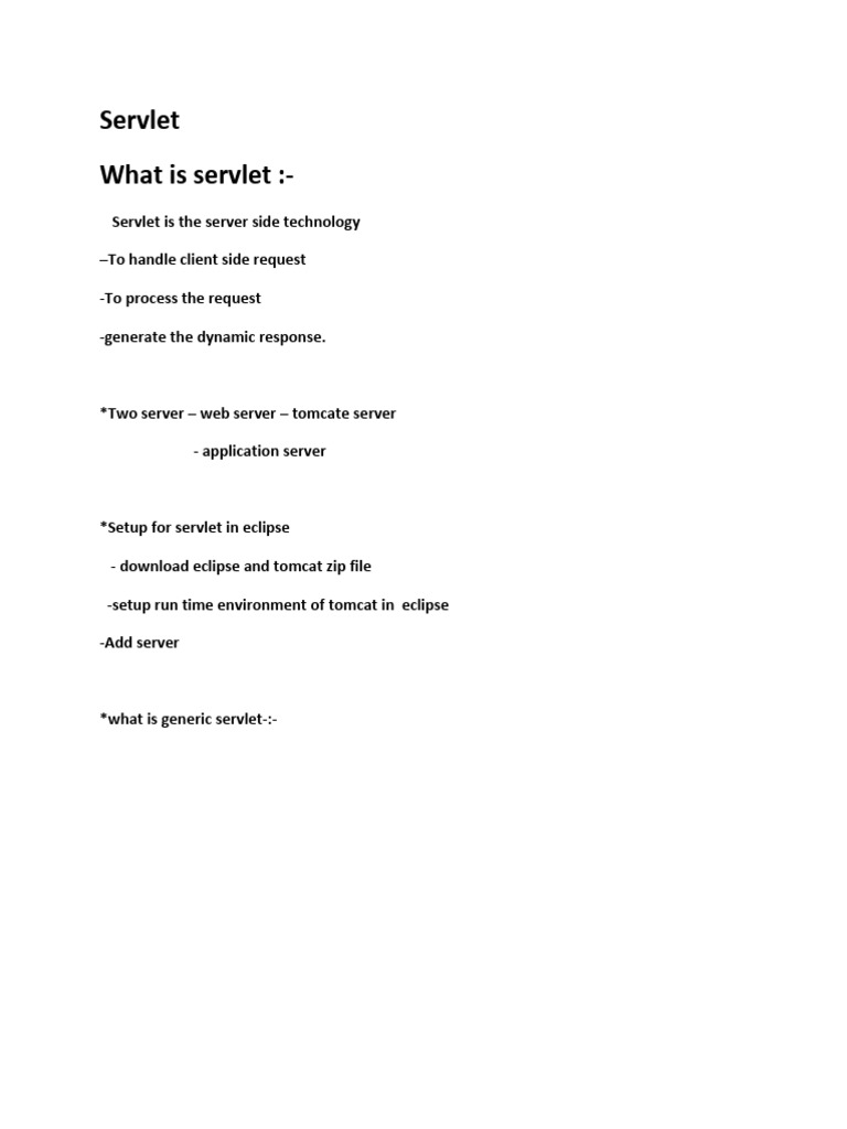 Servlet INterview IMP | PDF