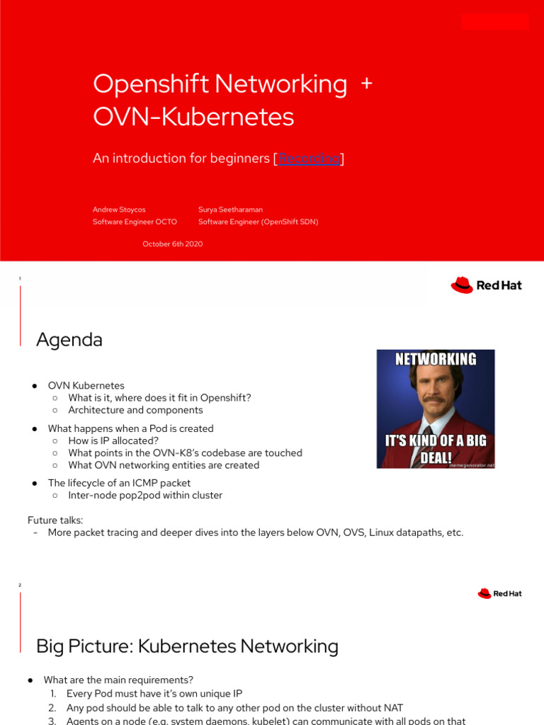 Introduction to OVN-Kubernetes in OpenShift | PDF | Network Socket ...