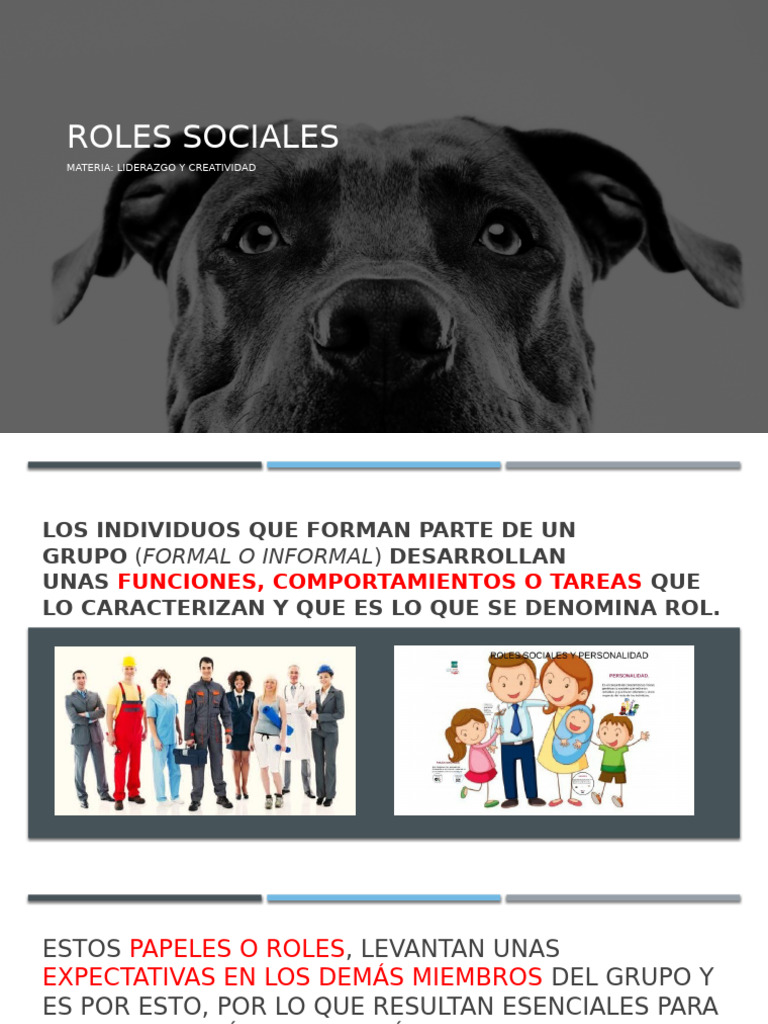 Roles Sociales | PDF | Comportamiento | Crecimiento personal y profesional