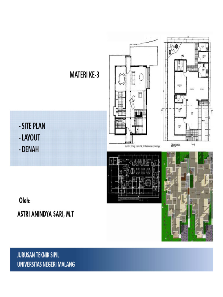 Gamtek Amp Cad 3 Siteplan Layoutplan Denah | PDF