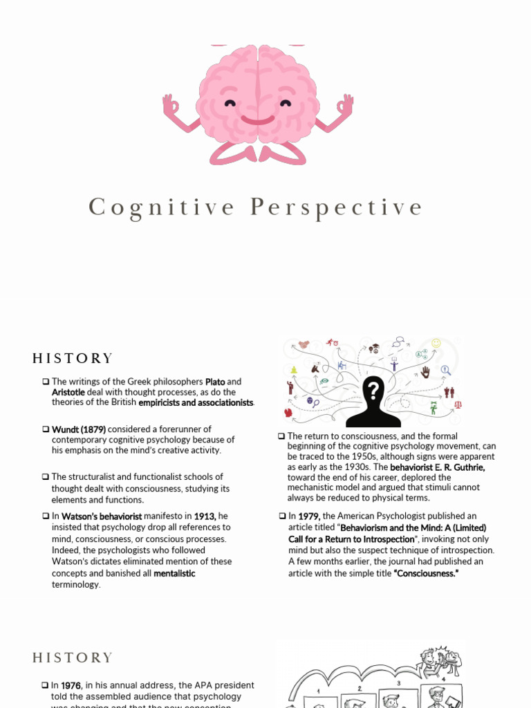 Cognitive Psychology Presentation by Psychology Students | PDF ...