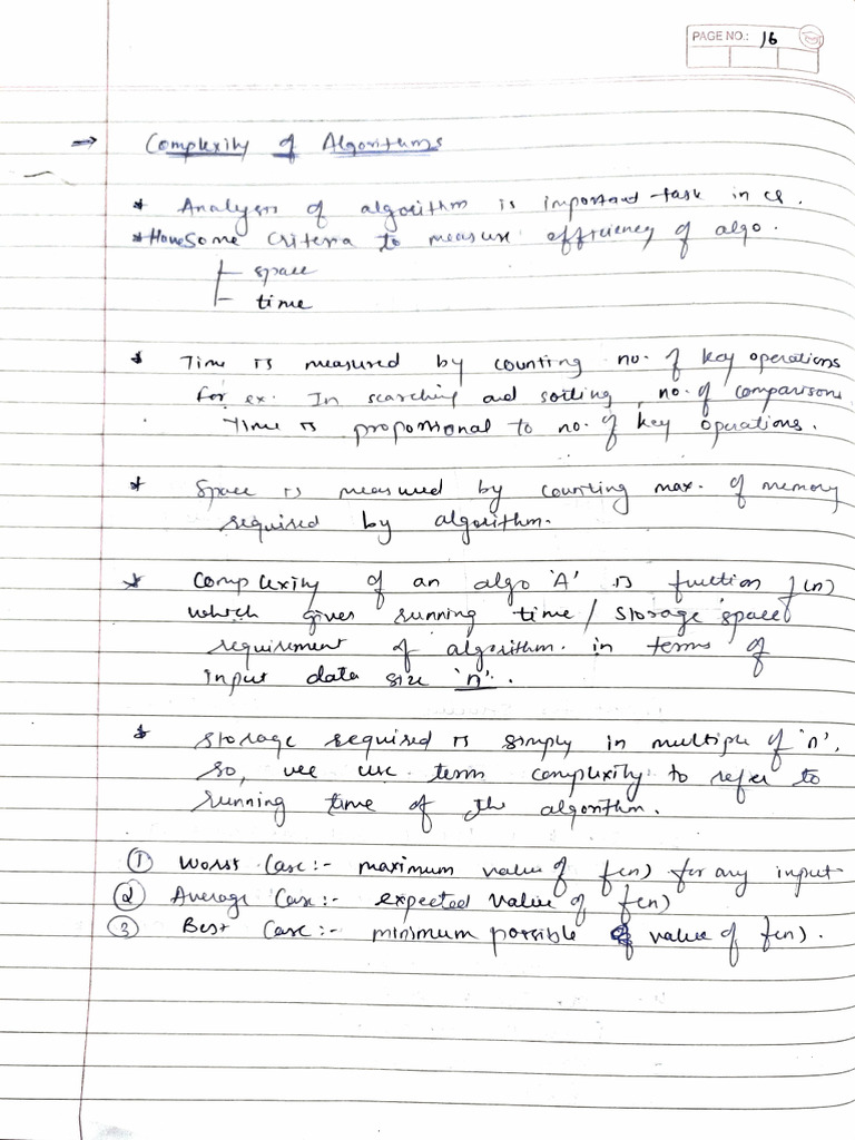 3. Complexity Analysis | PDF