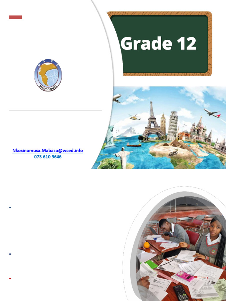 Grade 12 Tourism Revision Guide_V1 | PDF
