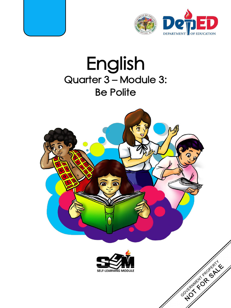 Eng1 q3 Mod3 Be Polite | PDF
