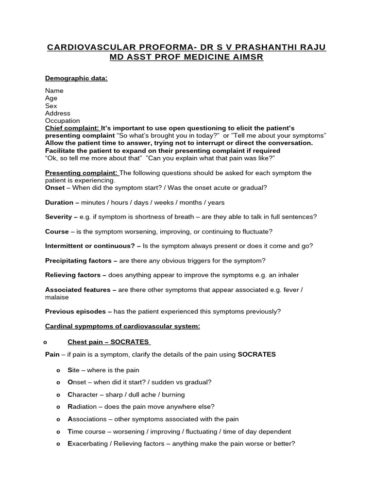 CVS Case Proforma | PDF