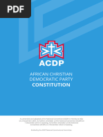 SACP Constitution As Amended by The 15th National Congress July | PDF ...