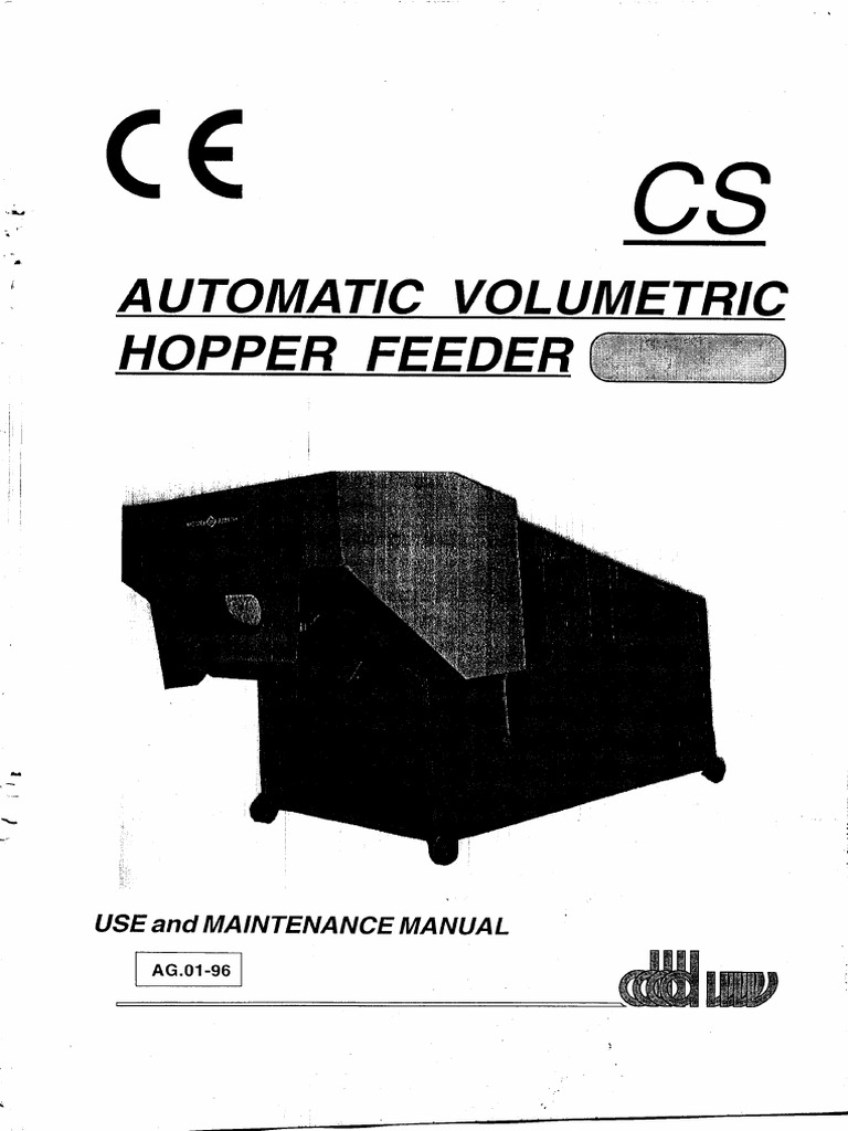 Automatic Volumetric Hopper Feeder | PDF