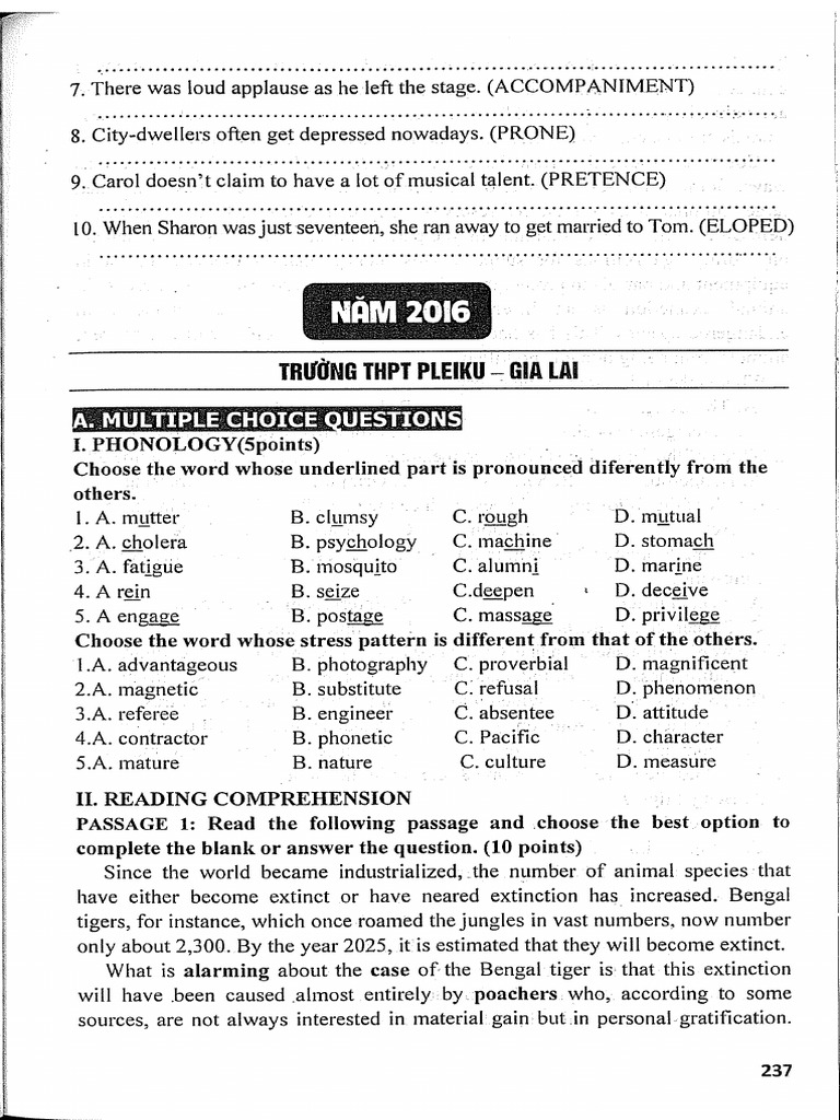 1. OLP Tổng tập 2014-2018 L10-237-247 | PDF
