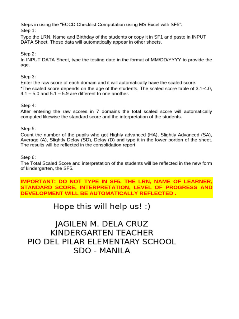 Automatic ECCD | PDF