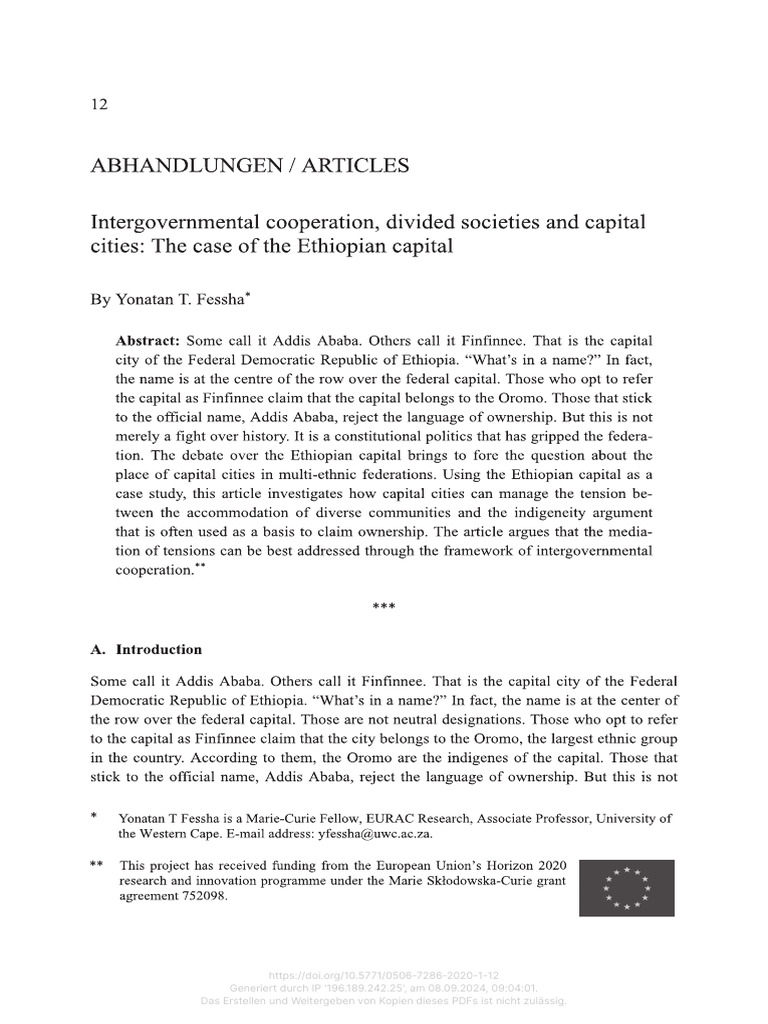 Case of Oromia | PDF