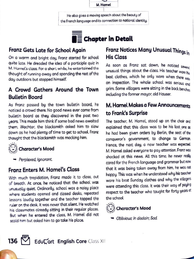 Flamingo Last Lesson | PDF