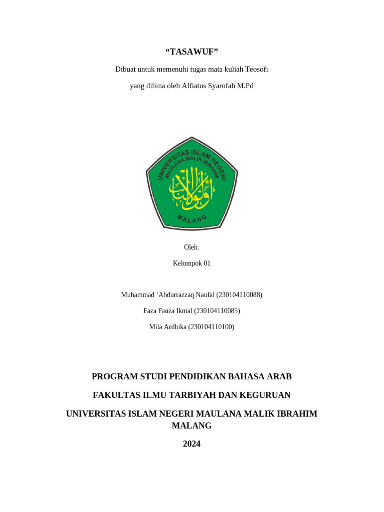 TASAWUF-TEOSOFI | PDF