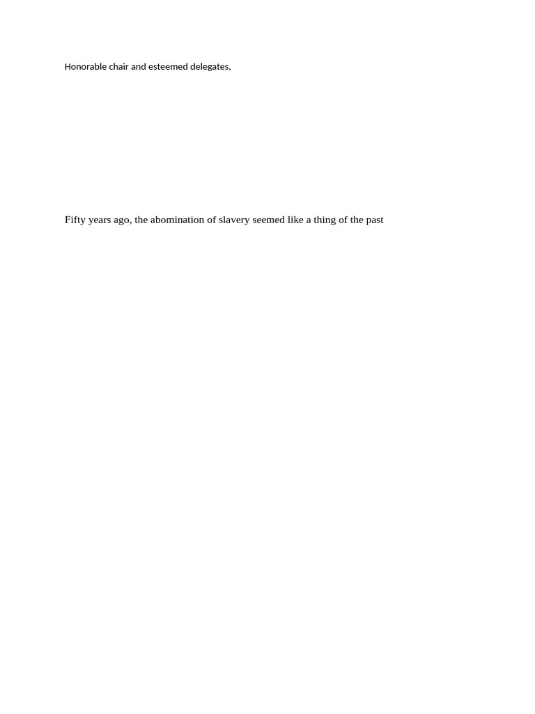 Moderated Caucus | PDF