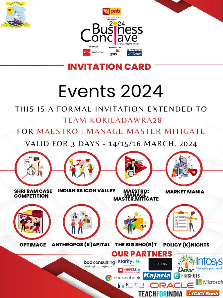 Invitation - Team Plan B PDF | PDF | Business