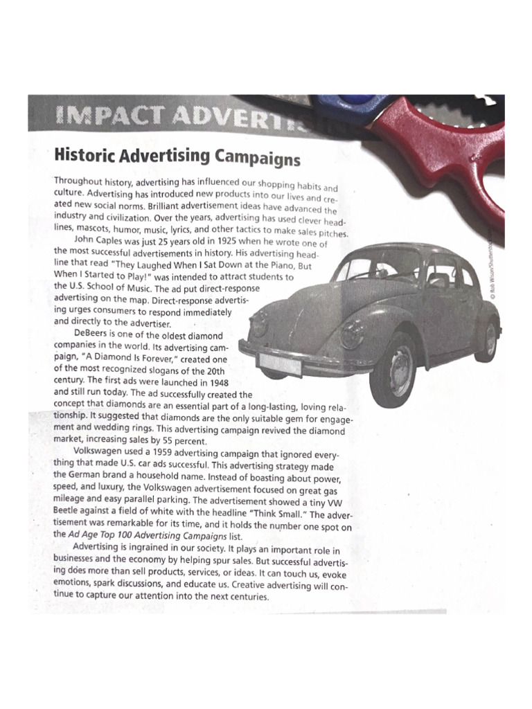 History of Advertising | PDF