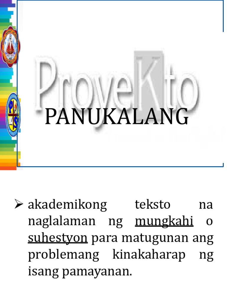 PFPL WEEK 4 Panukalang Proyekto | PDF